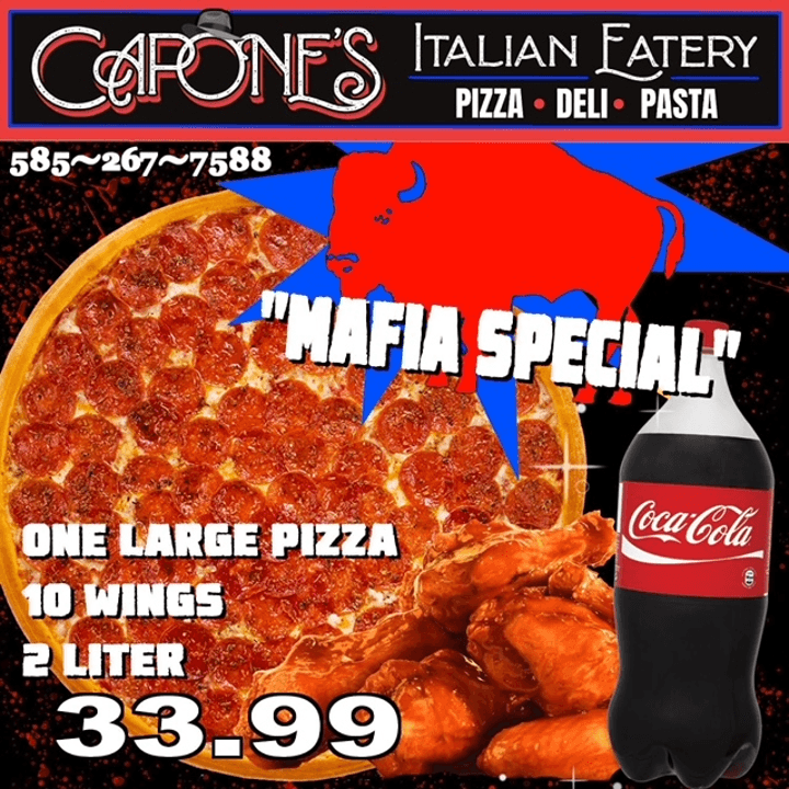 Best Pizza in Penfield, NY | Capones Italian eatery