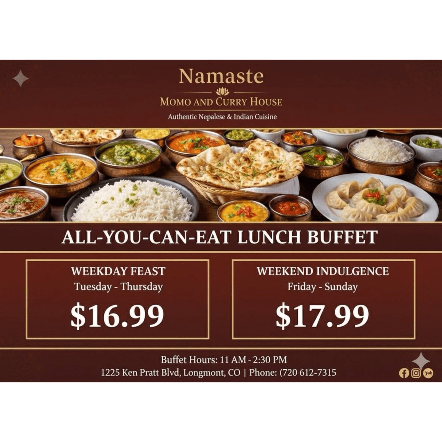Best Indian food in Longmont, CO | Namaste Momo and curry house ...